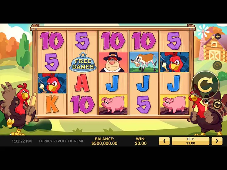 Turkey Revolt Extreme | Play Slots Games Online at FanDuel Casino