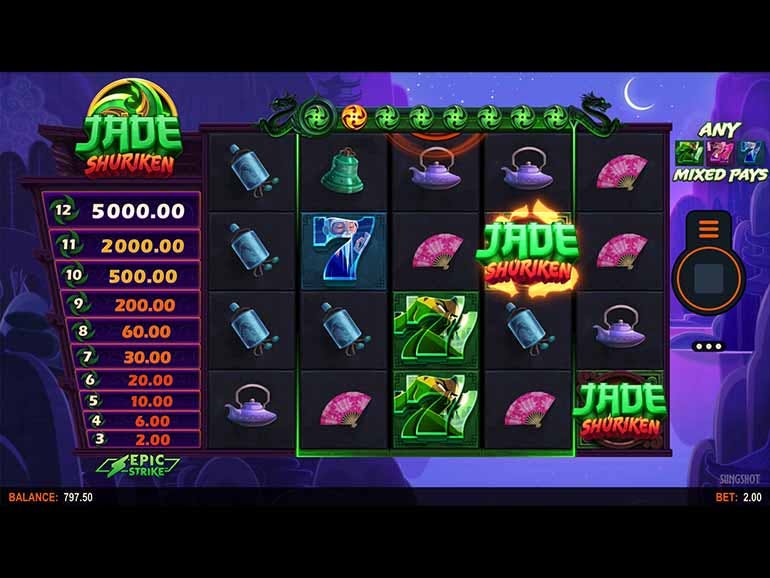Jade Shuriken | Play Slot Games Online at FanDuel Casino