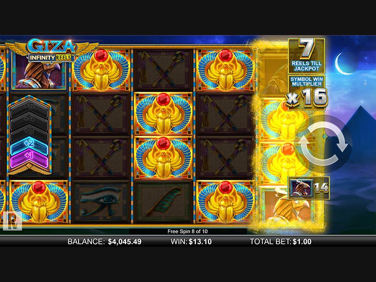 Giza Infinity Reels | Play Slot Games Online at FanDuel Casino