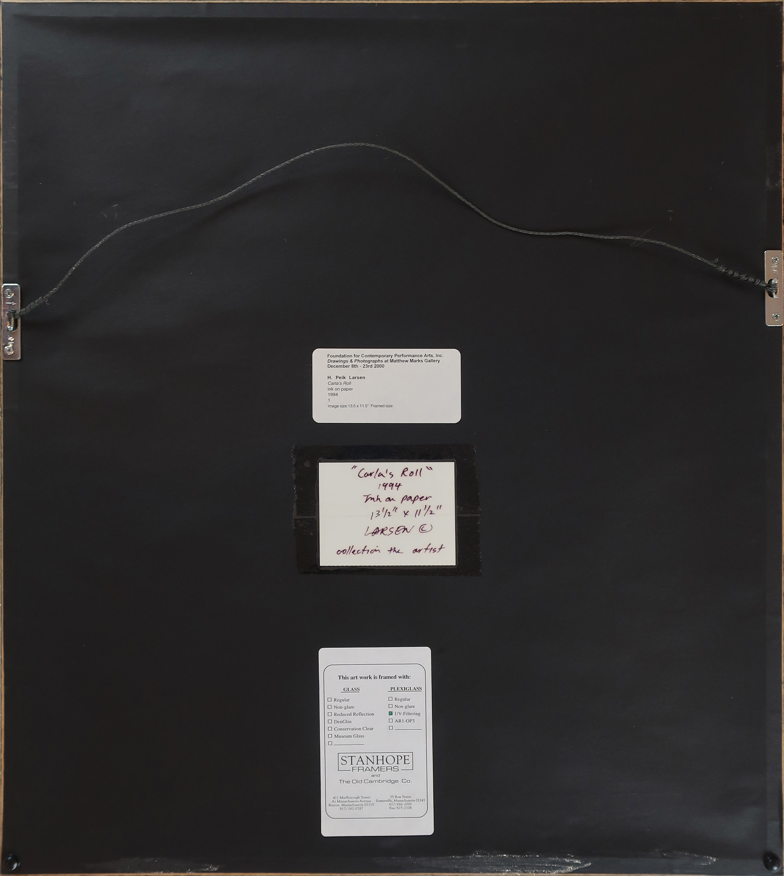 H. Peik Larsen, Carla's Roll, 1994 | Artwork For Sale