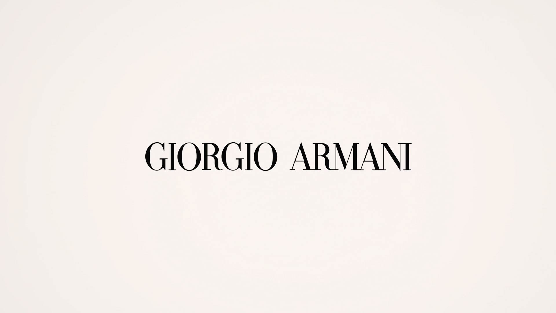Giorgio armani brand identity store