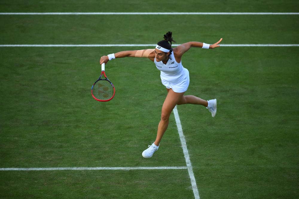Caroline Garcia en quart de finale du double dames | Fédération ...