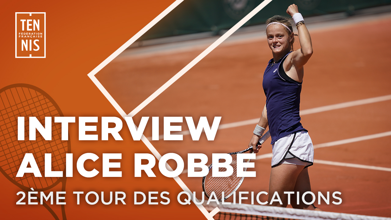 La réaction d'Alice Robbe après sa victoire au 2e tour des "qualifs ...