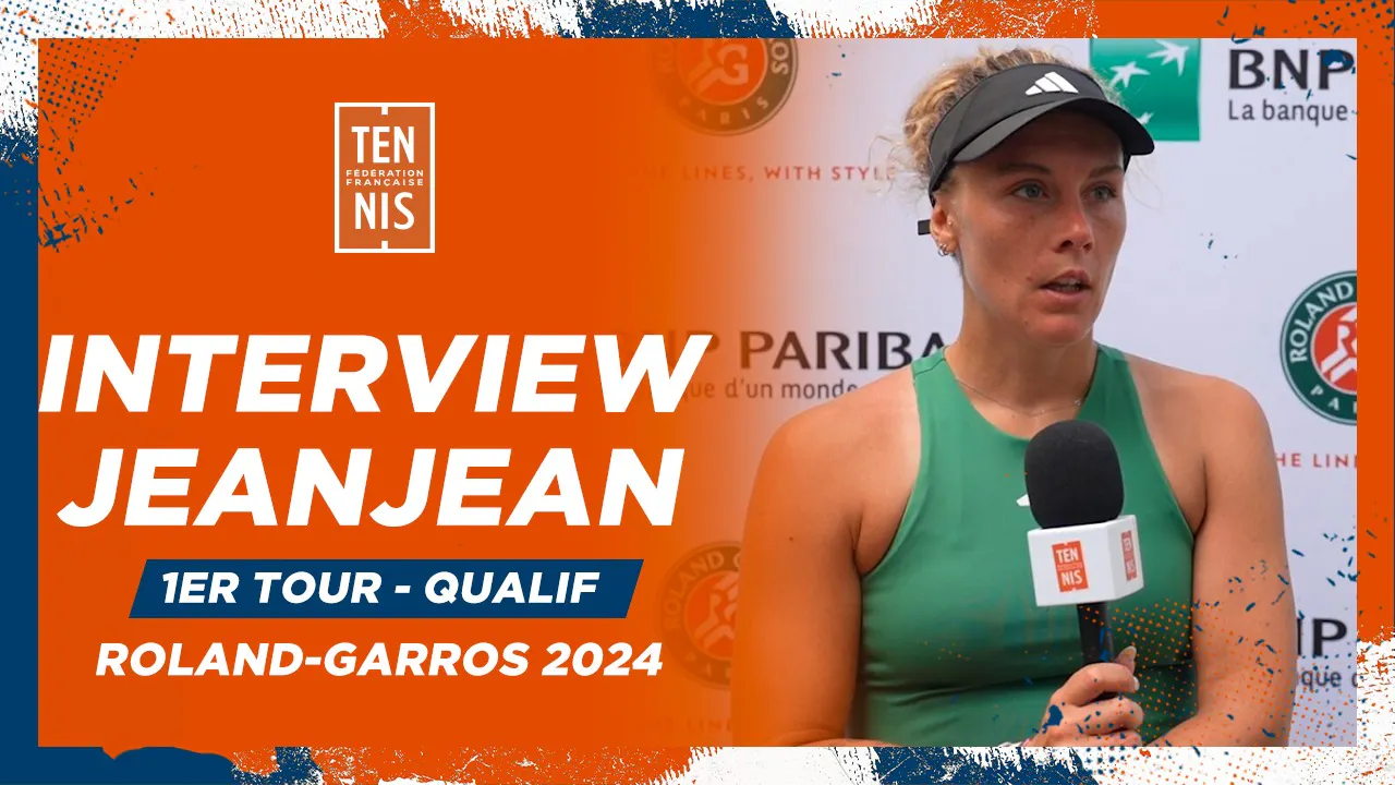 Léolia Jeanjean, qualifiée pour le 2e tour des qualifications, l'interview