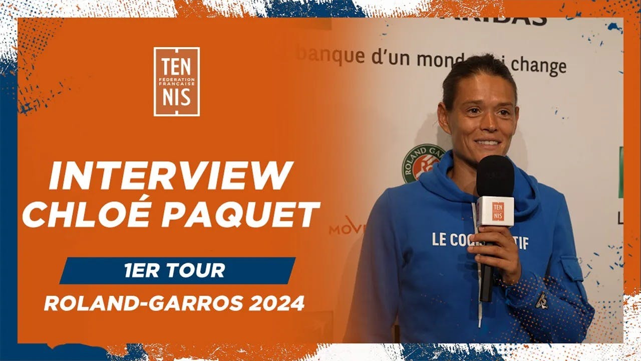 Chloé Paquet a remporté sa première victoire à Roland-Garros depuis ...