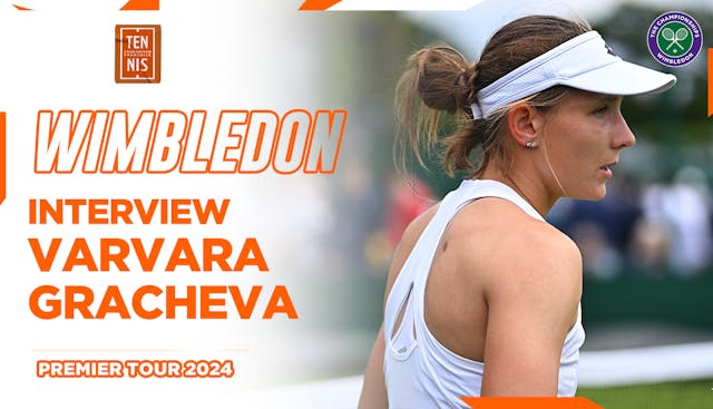 La réaction de Varvara Gracheva après sa victoire au premier tour de Wimbledon