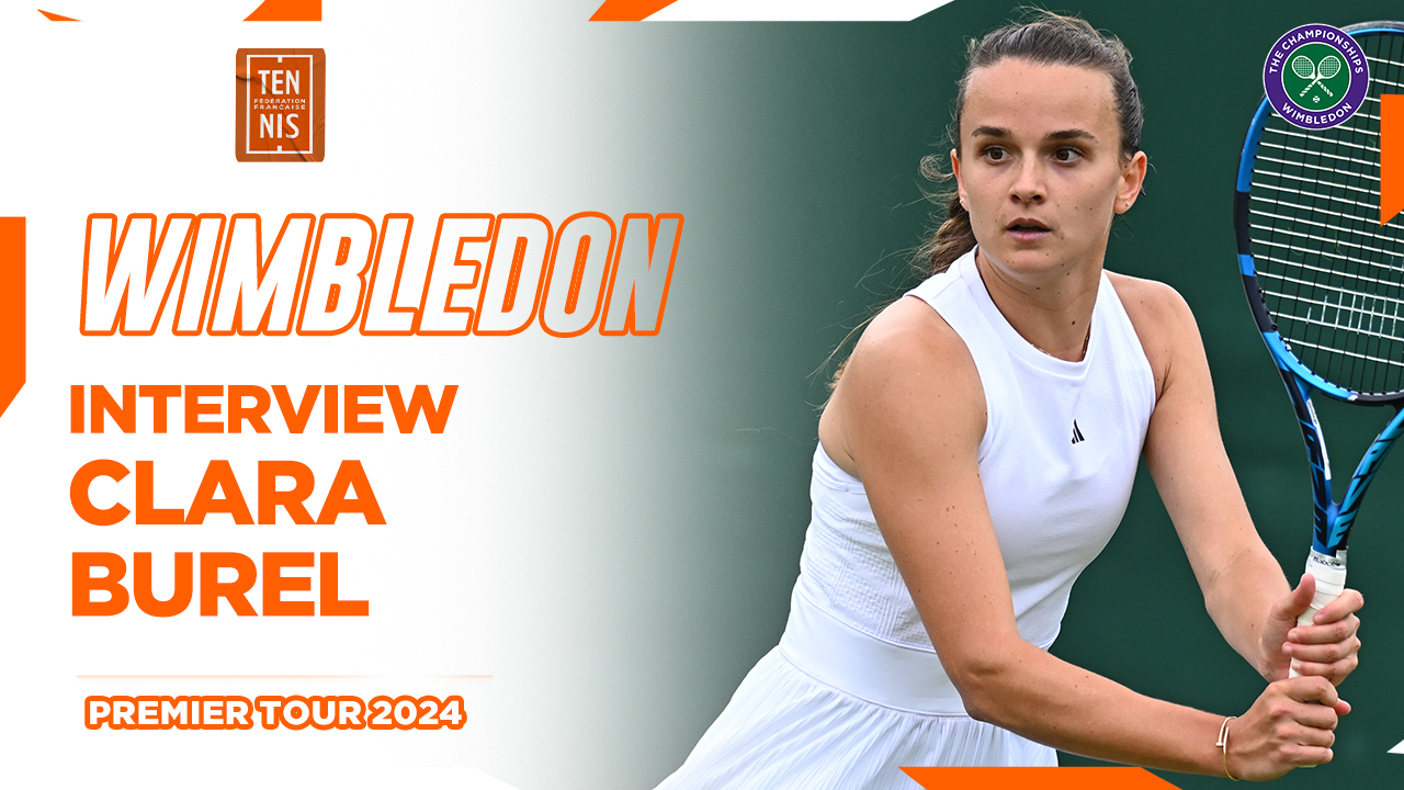 La réaction de Clara Burel après sa victoire au premier tour de Wimbledon
