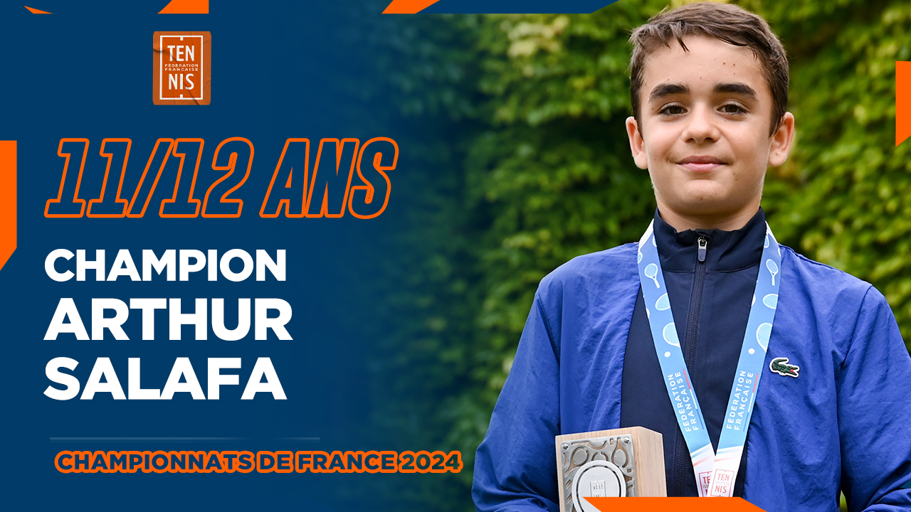 Portrait d'Arthur Salafa, champion de France 11-12 ans
