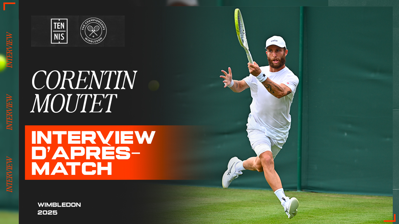 Interview : Corentin Moutet, qualifié pour le deuxième tour de Wimbledon