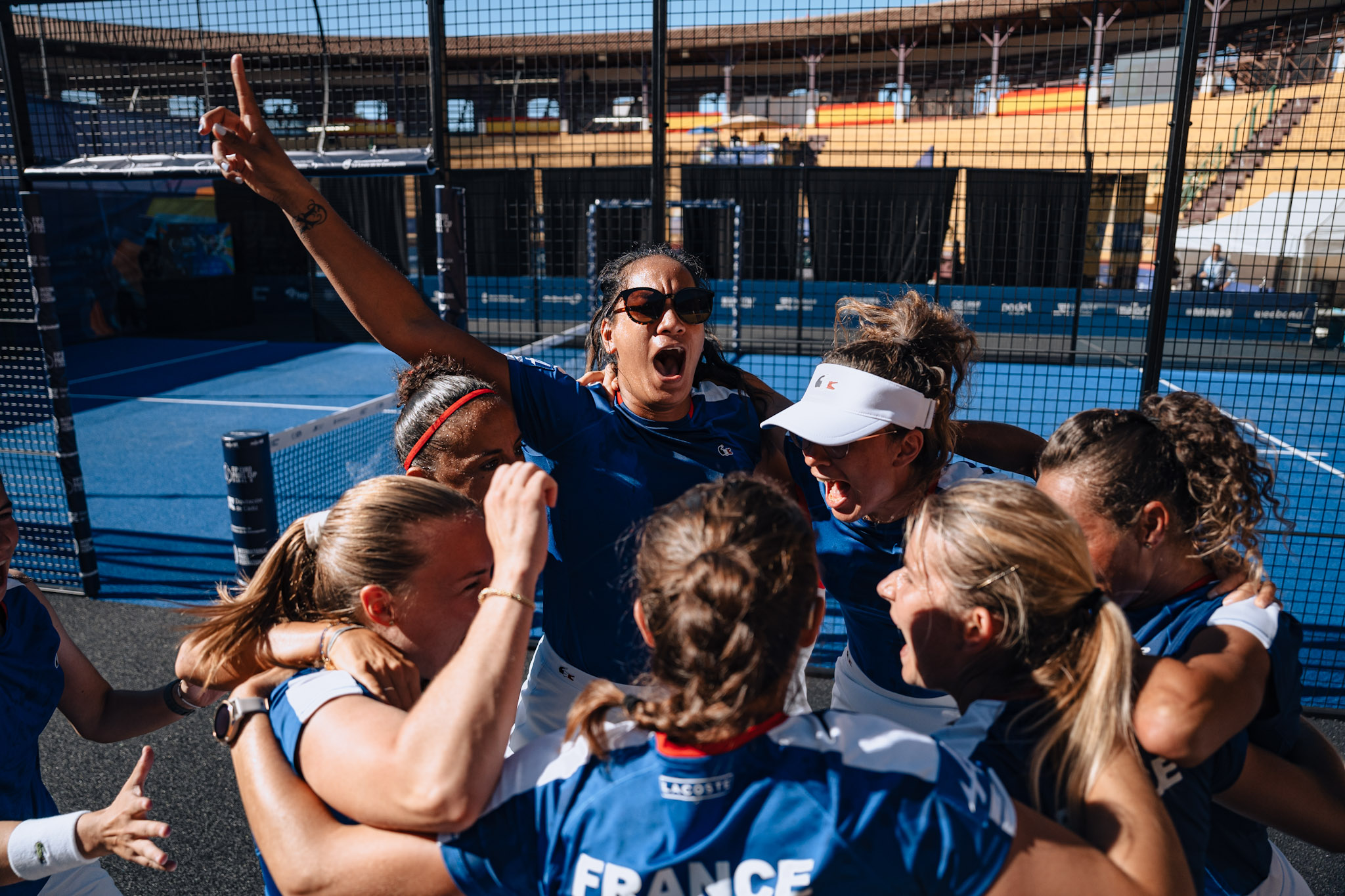 L'équipe de France dames en finale des championnats d'Europe de padel