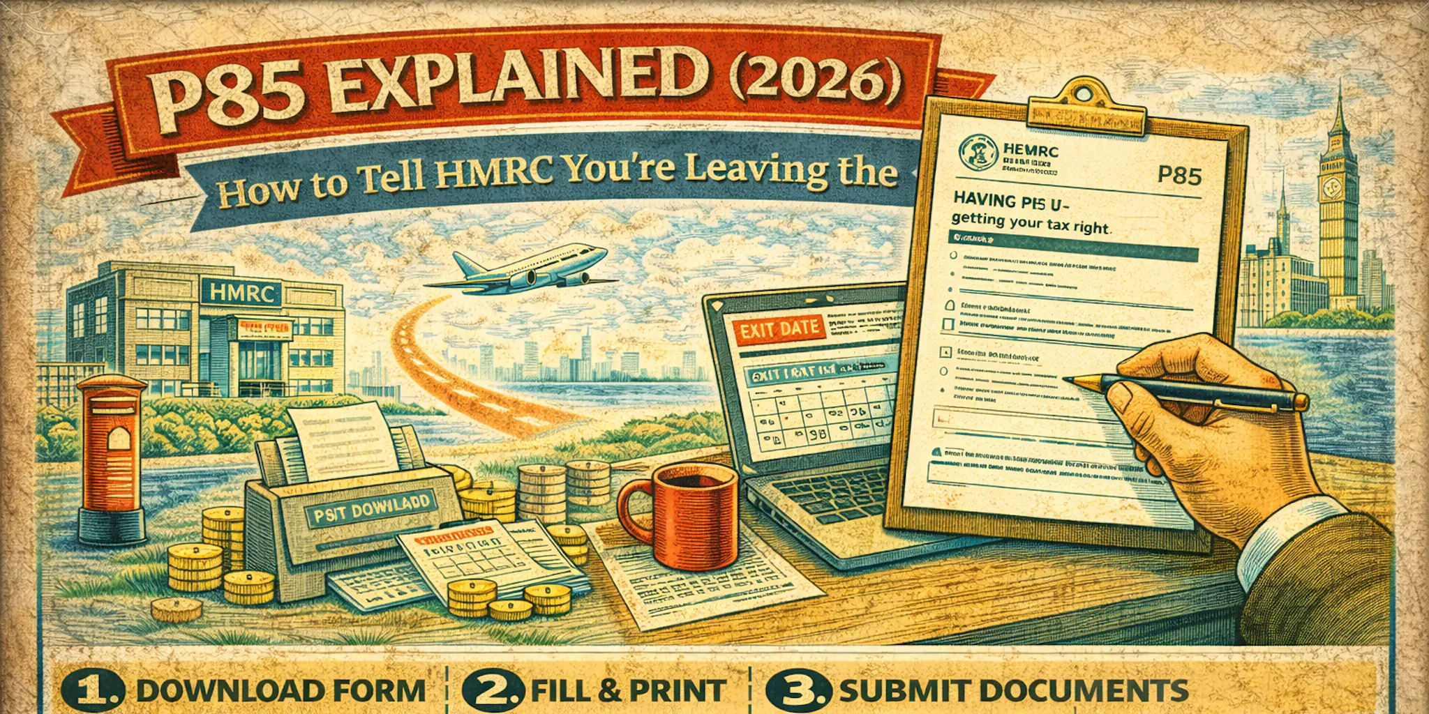 P85 explained 2026: tell HMRC you’re leaving the UK properly | Finance ...