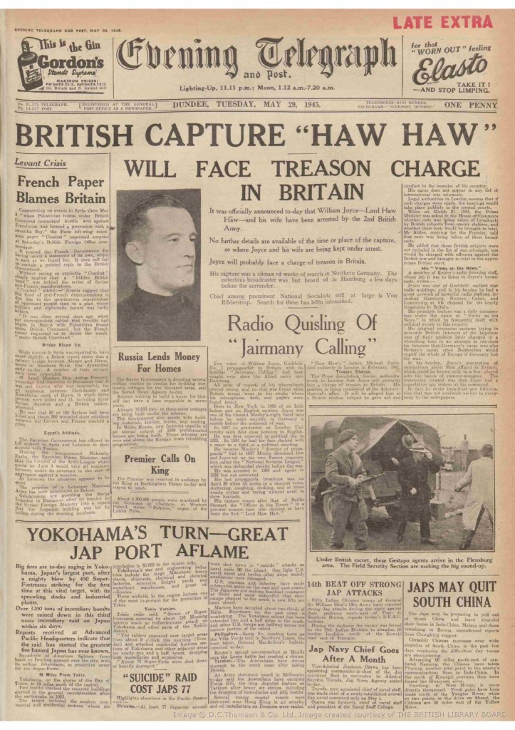 On This Day: The Capture Of Lord Haw Haw | Blog | Findmypast.co.uk