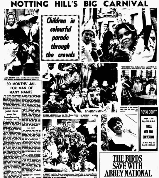 History of the Notting Hill Carnival a symbol of Black Britain ...