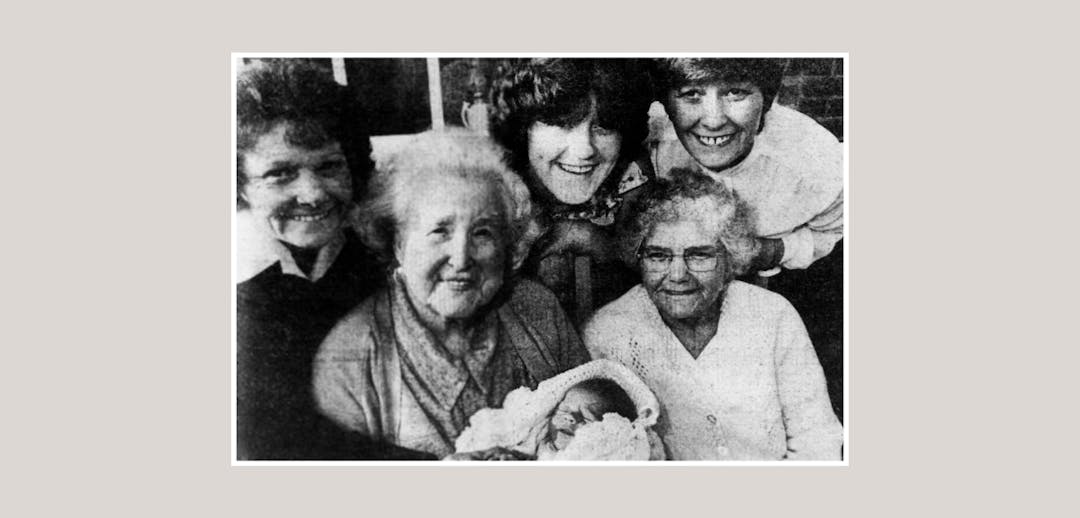 This family broke records to boast six living generations and the only ...