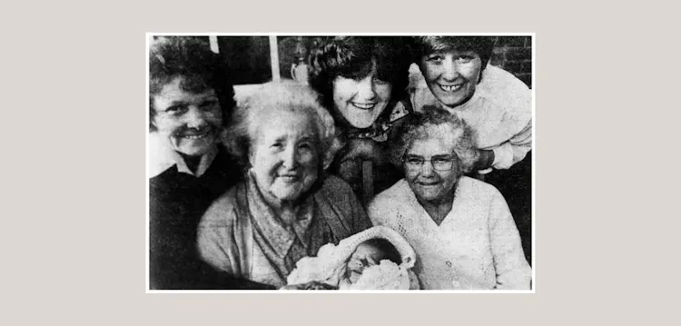 This family broke records to boast six living generations and the only ...