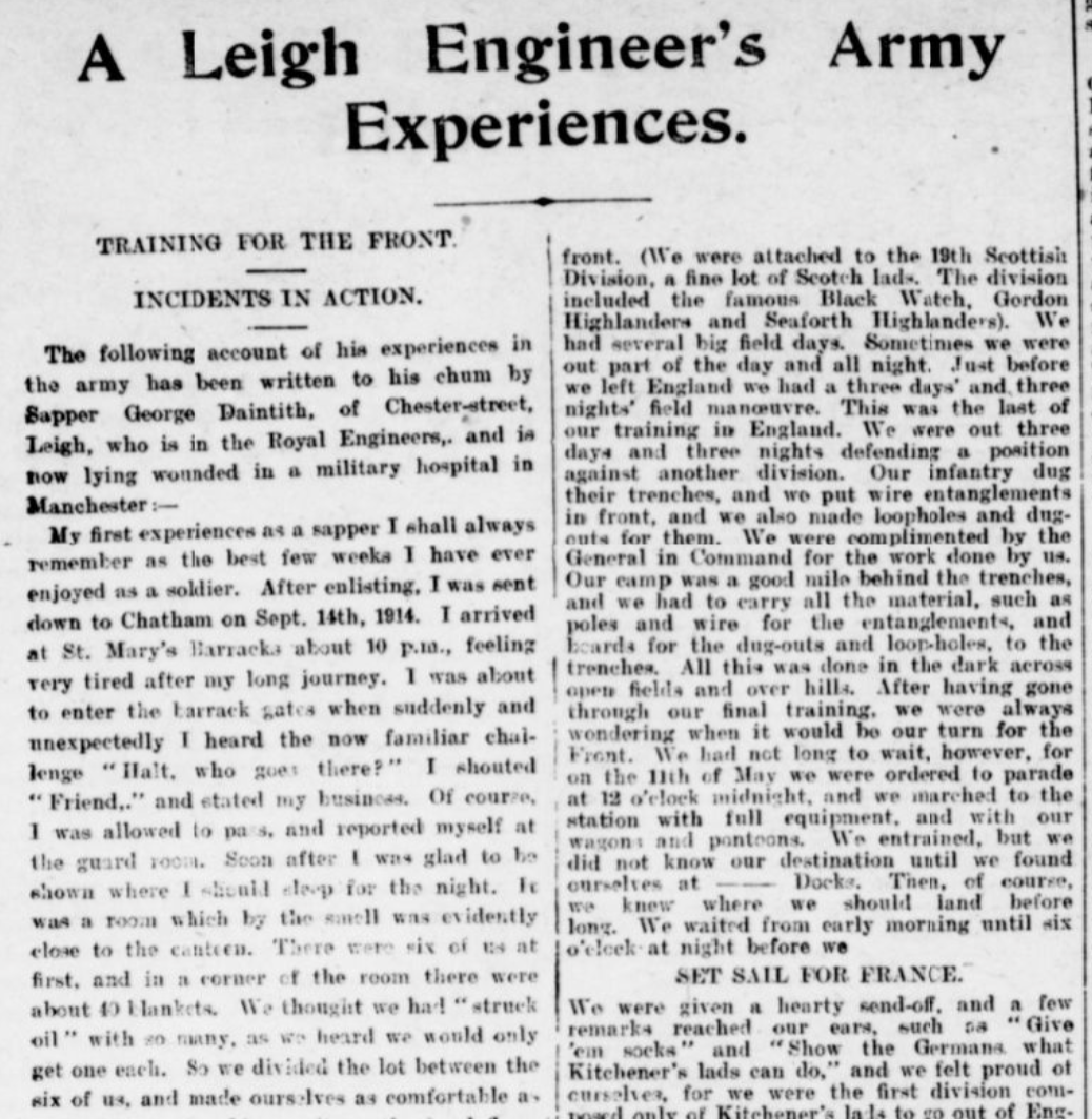 What daily life was like for First World War soldiers | Findmypast.co.uk