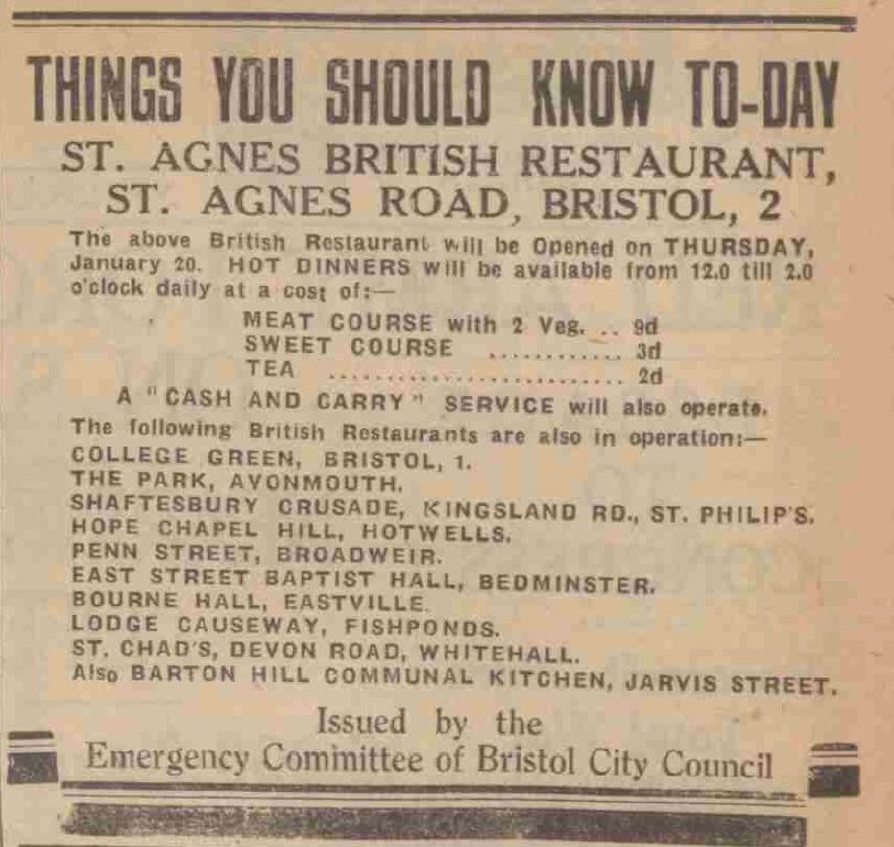 The curious history of government-funded British Restaurants in World ...