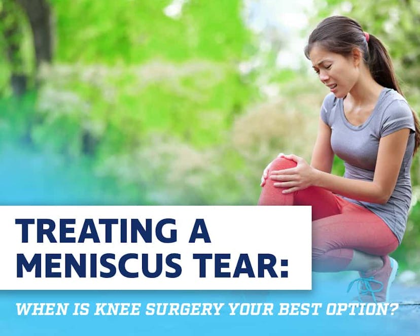 Treating a Meniscus Tear with Surgery | North Florida Bone & Joint ...