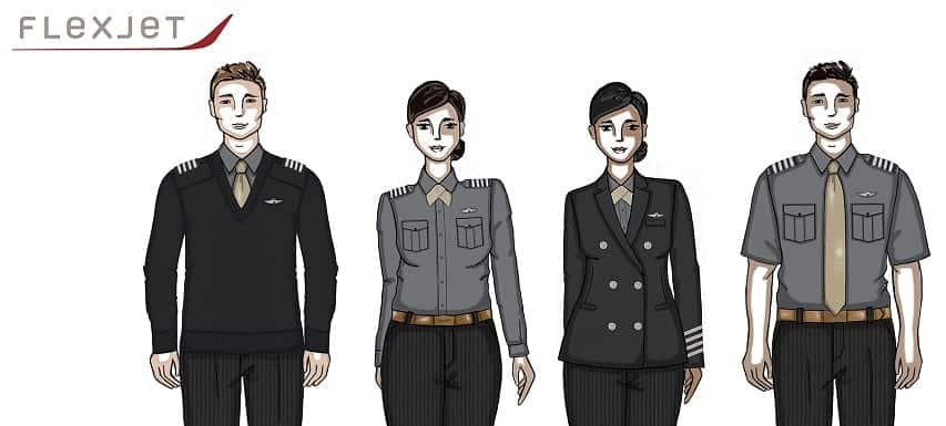 Award-Winning Flexjet Red Label Pilot Uniforms honored with Image of ...