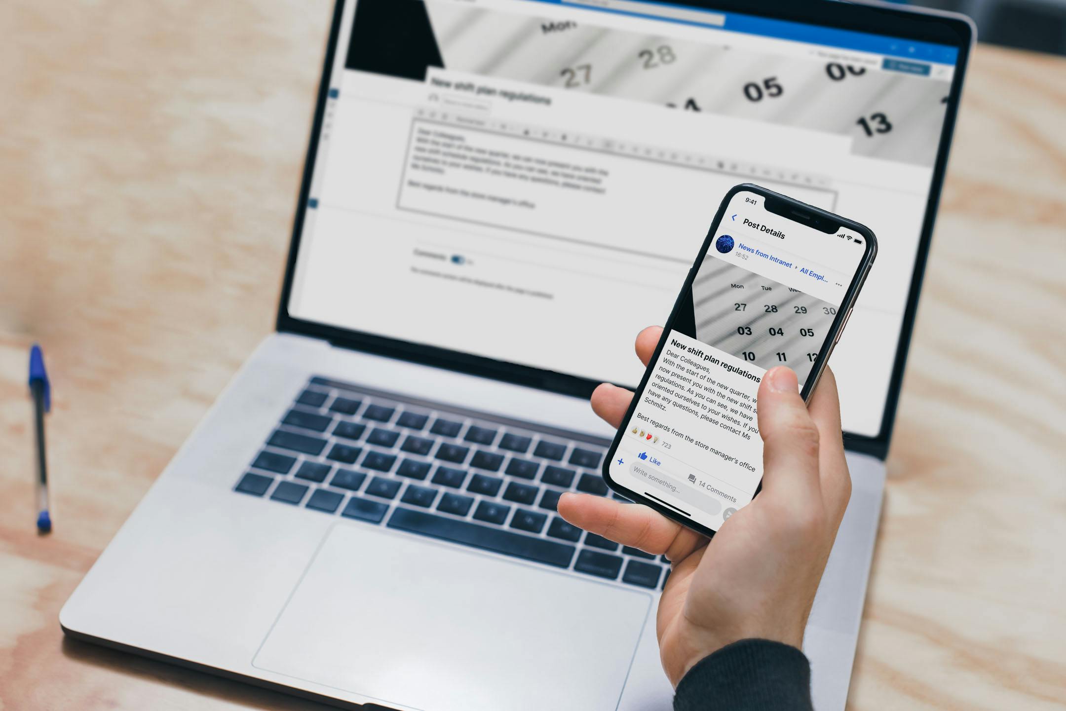 All the features of your employee app at a glance | Flip