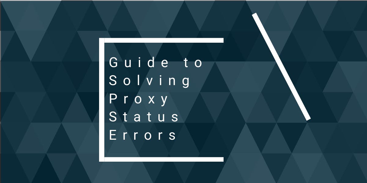 Guide to Solving Proxy Status Errors - Flipnode