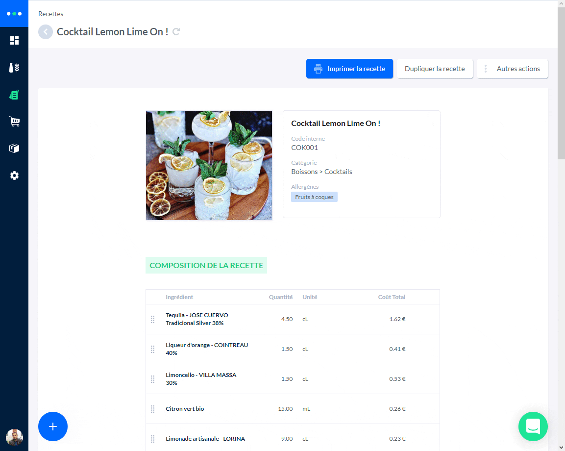 Mixologie – Gérez les recettes de vos cocktails avec melba ! | Melba