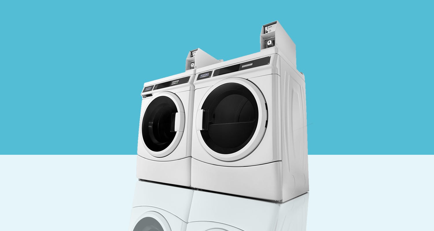 Maytag Commercial Coin Op Front-Load Washer MHN33PD | Commercial Laundry