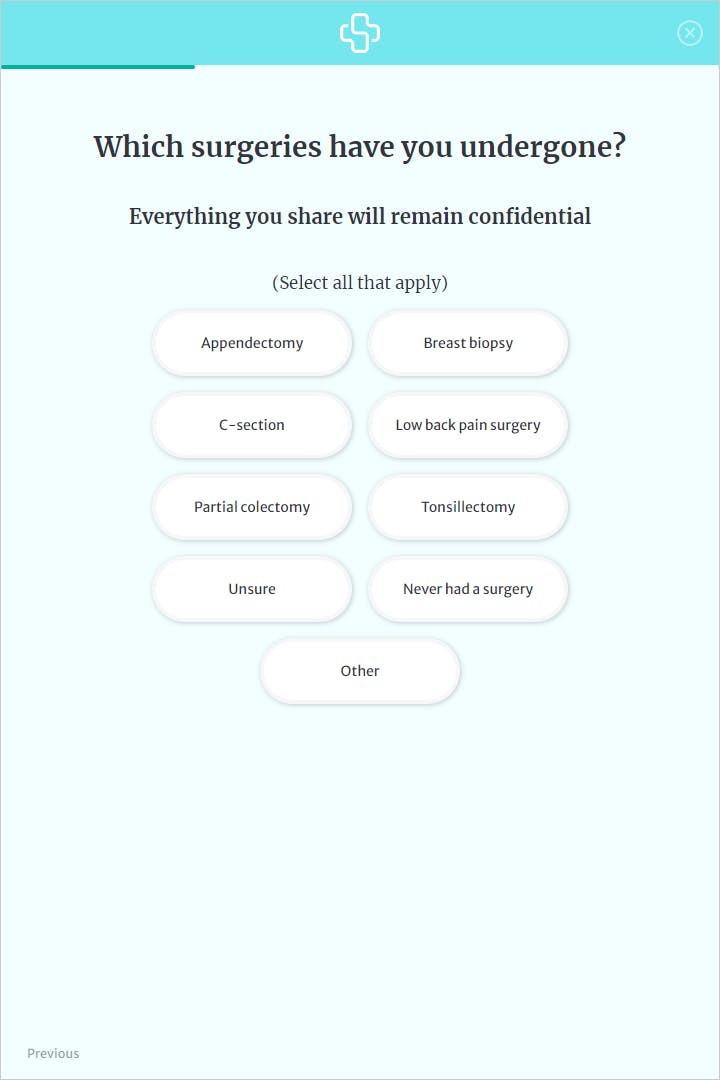 Patient onboarding form template | Formsort.com