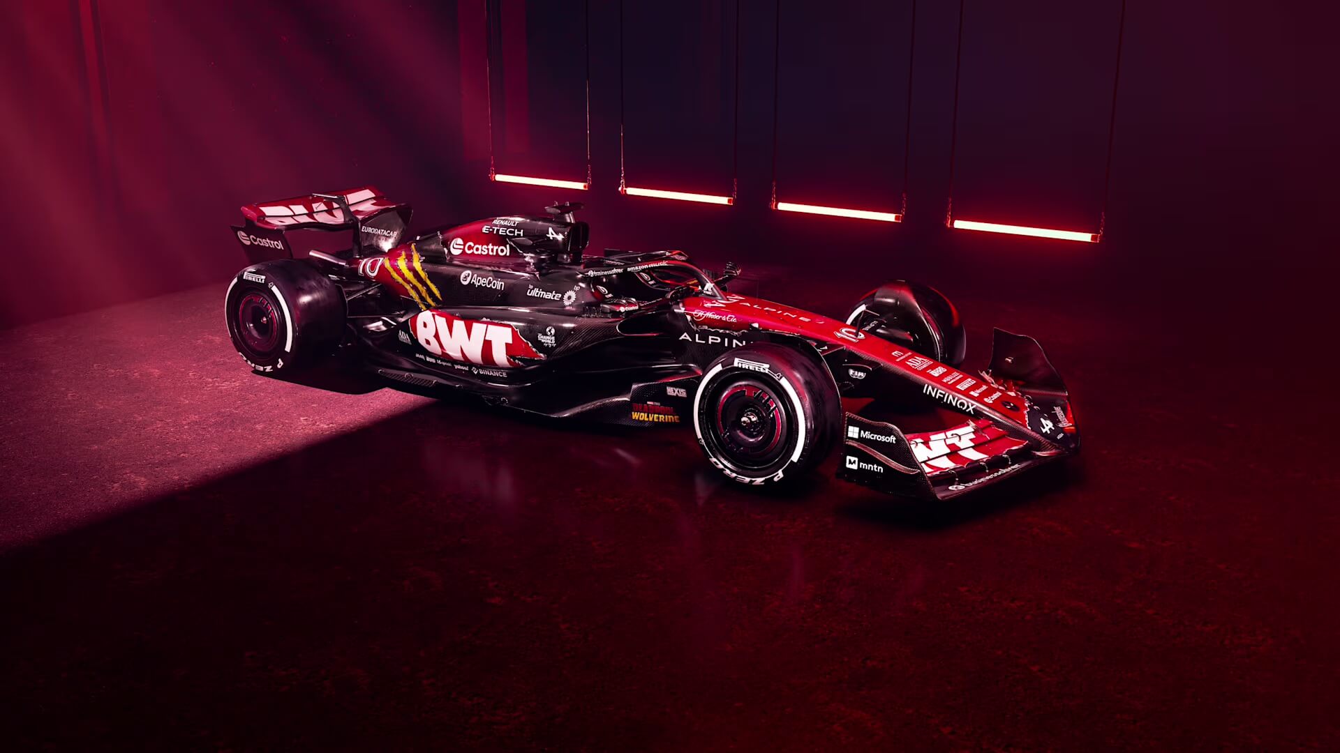 Alpine: Deadpool & Wolverine special Livery for 2024 Belgian Grand Prix ...