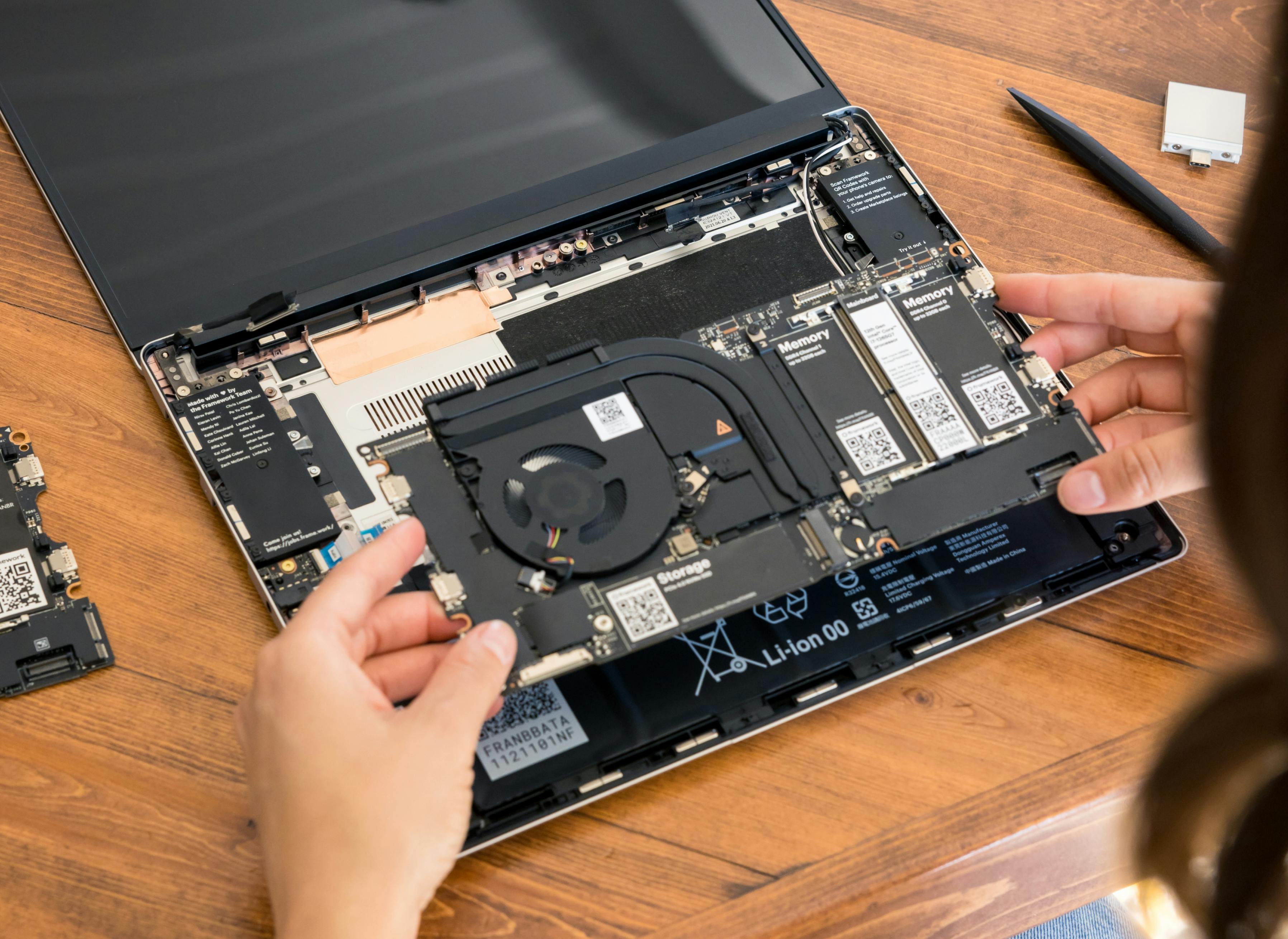 Framework | Now in stock and how a Framework Laptop gets from the