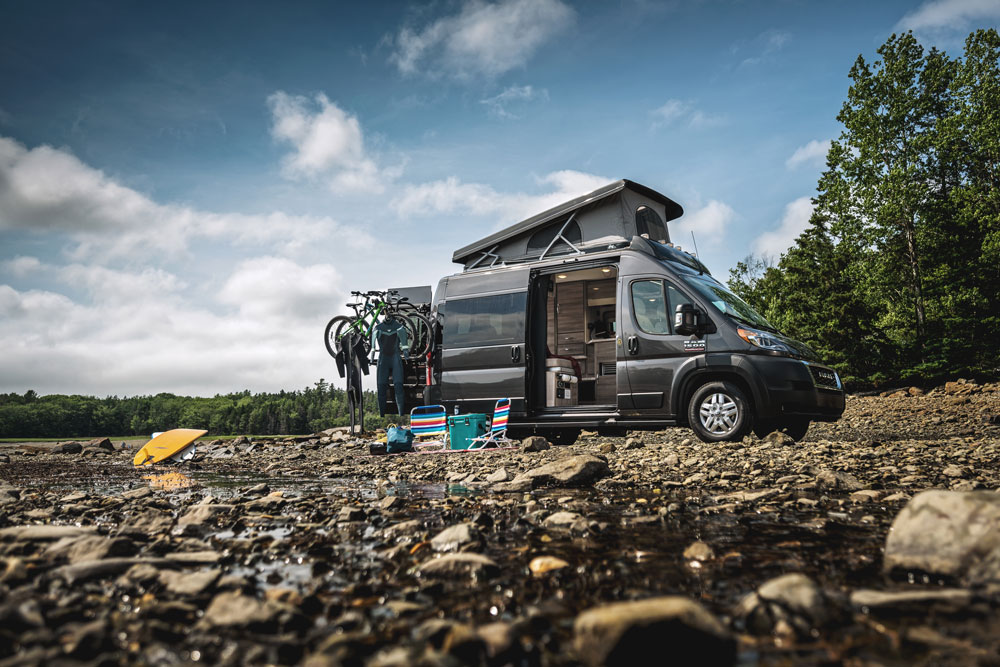 Freedom Elite Van 19R Floorplan - Freedom Motorhomes