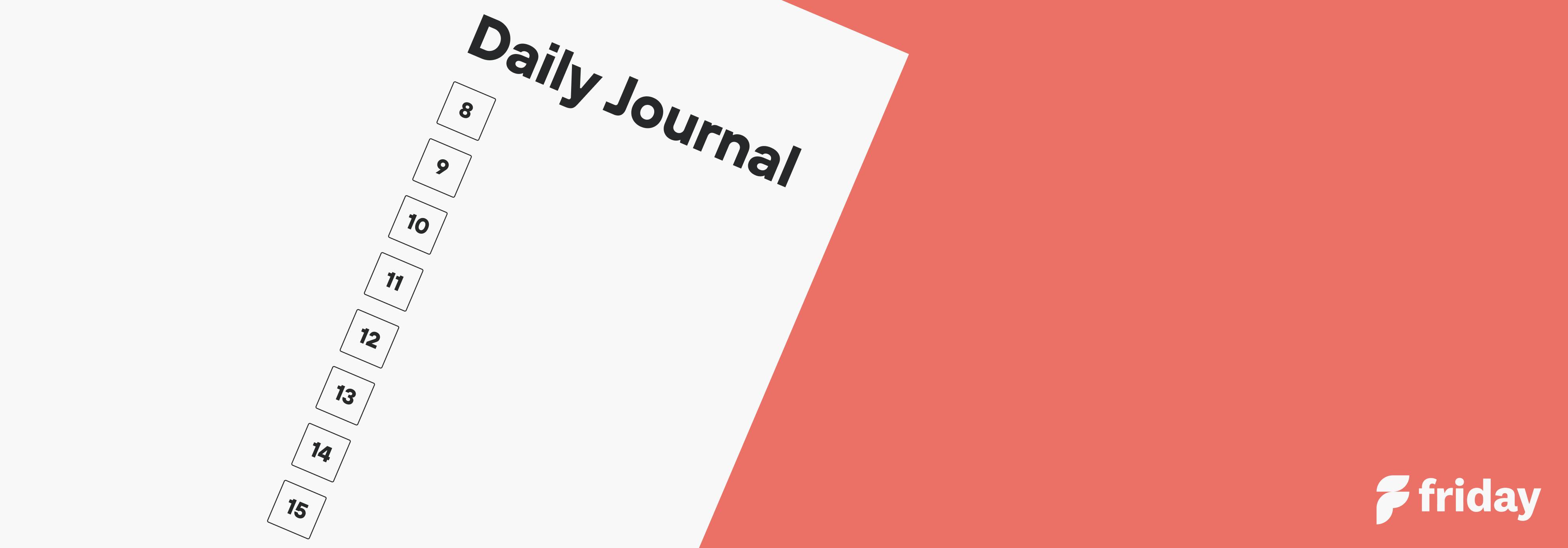 Daily Journal Front Page Header