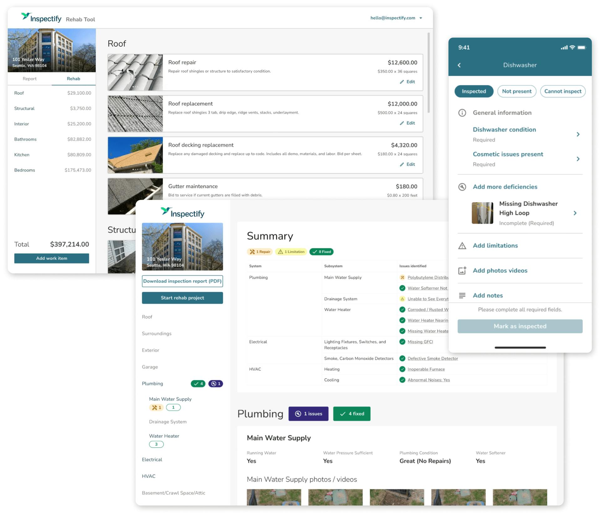 Investment in Inspectify, software and data-driven property inspection platform | Fundrise