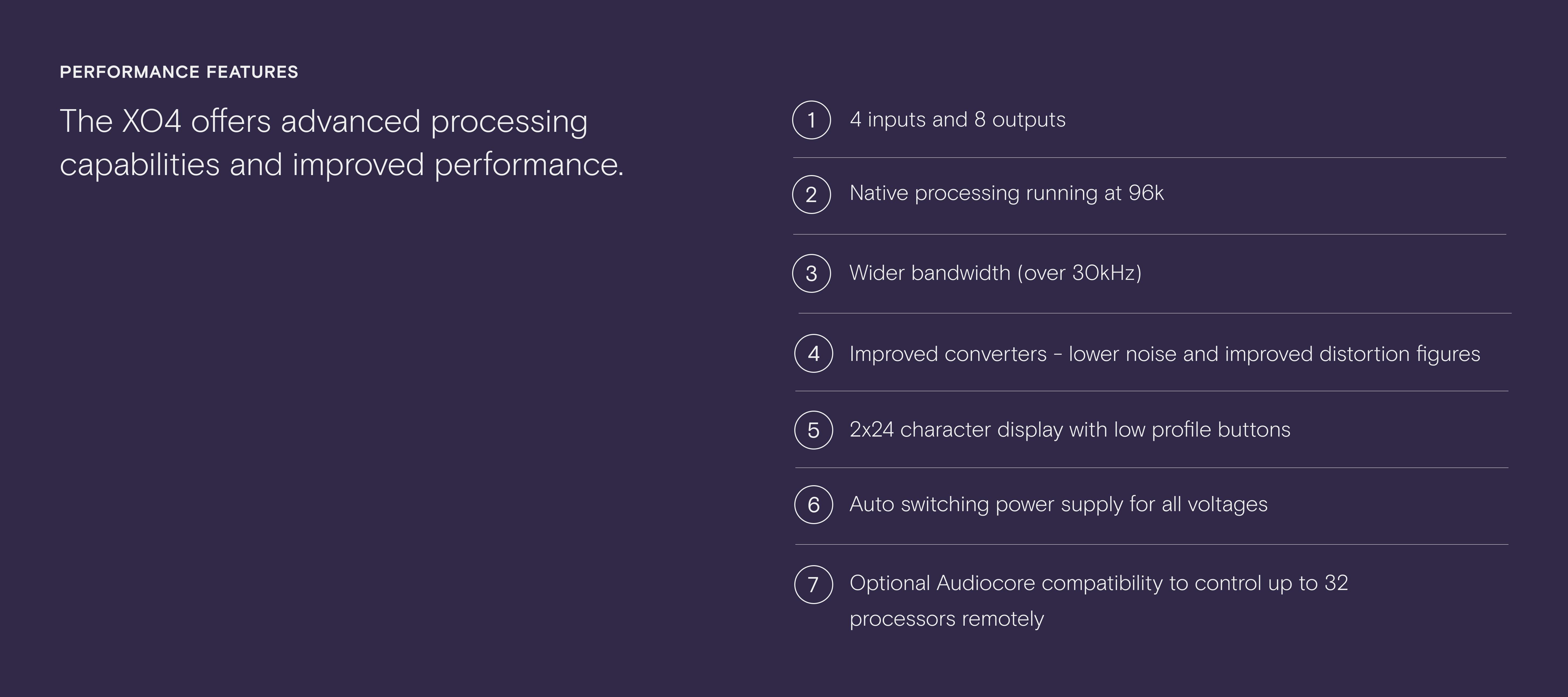 XO4 Audio Management System — Funktion-One