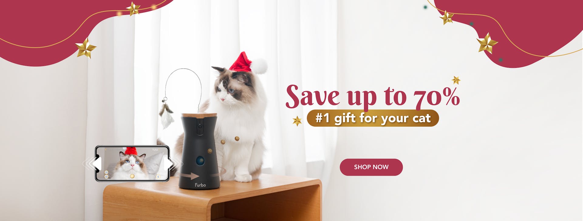 New Furbo Cat Camera｜Keep your cat safe and happy with Rotating 360 ...