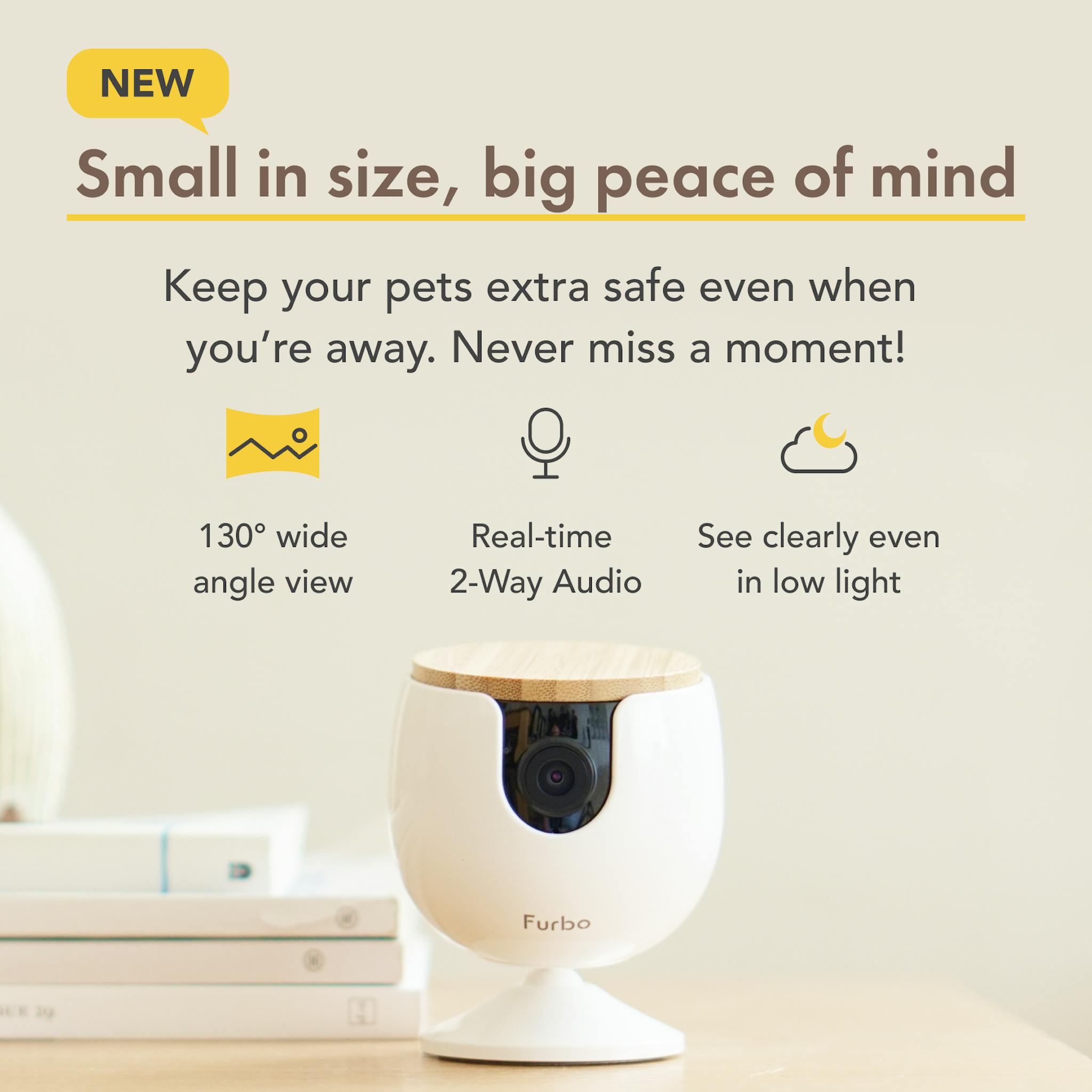 Furbo Mini｜Compact smart pet camera designed specifically for pets
