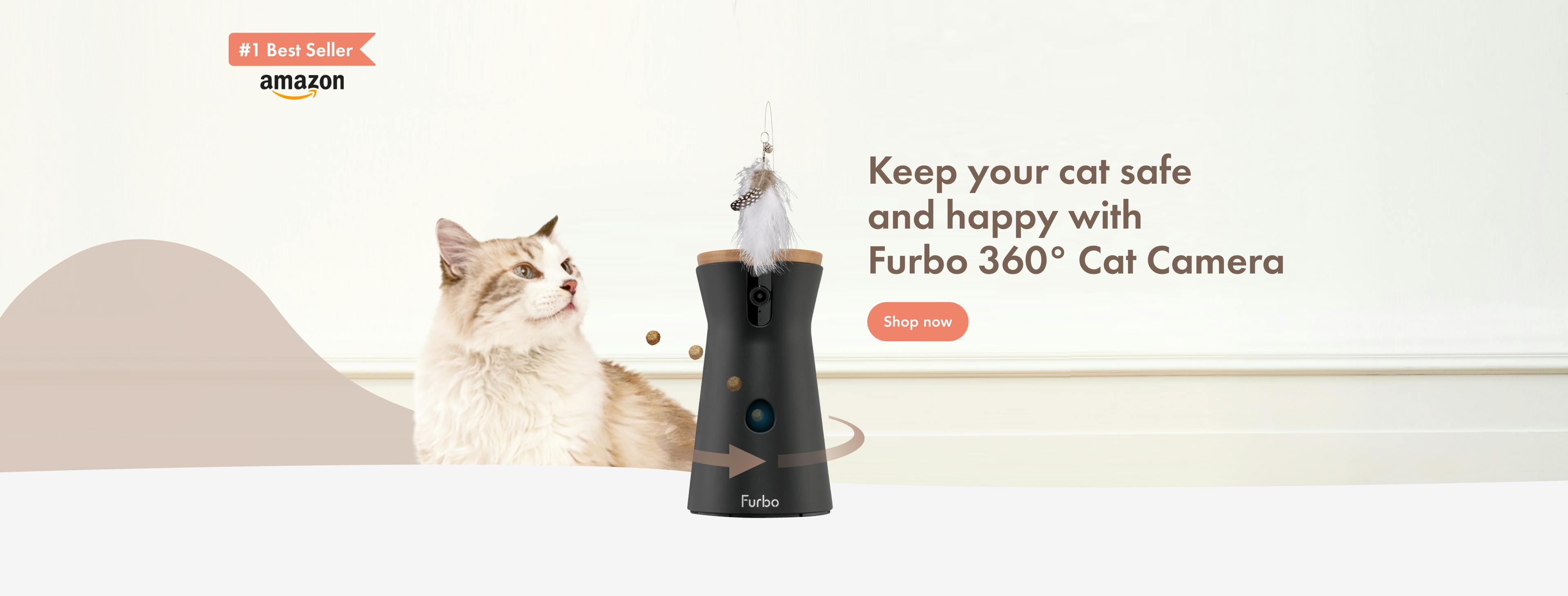 New Furbo Cat Camera｜Keep your cat safe and happy with Rotating 360 ...