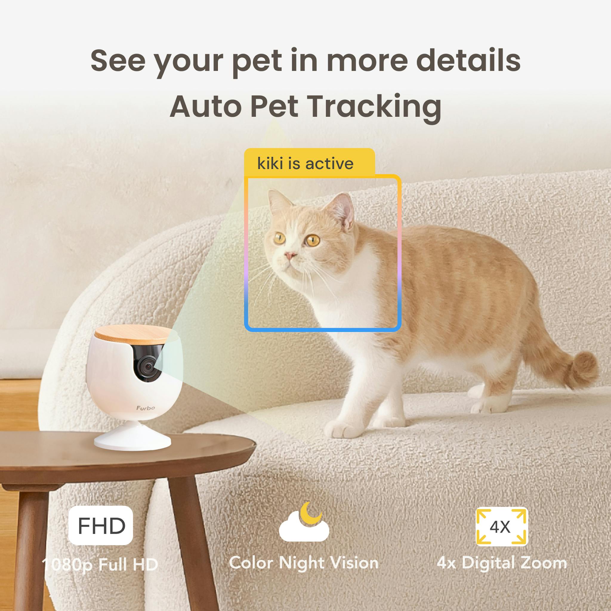 Furbo Mini｜Compact smart pet camera designed specifically for pets