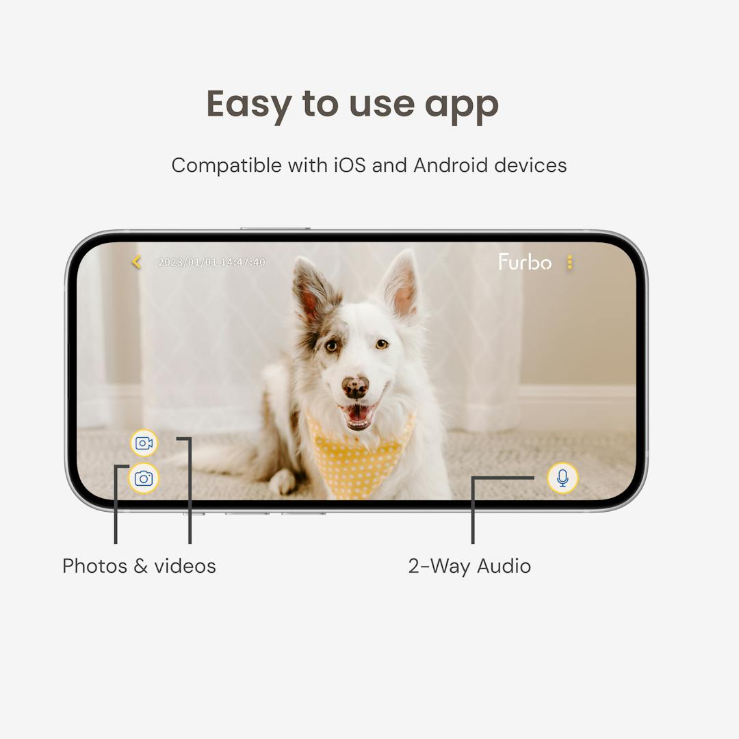 Furbo Mini｜Compact smart pet camera designed specifically for pets