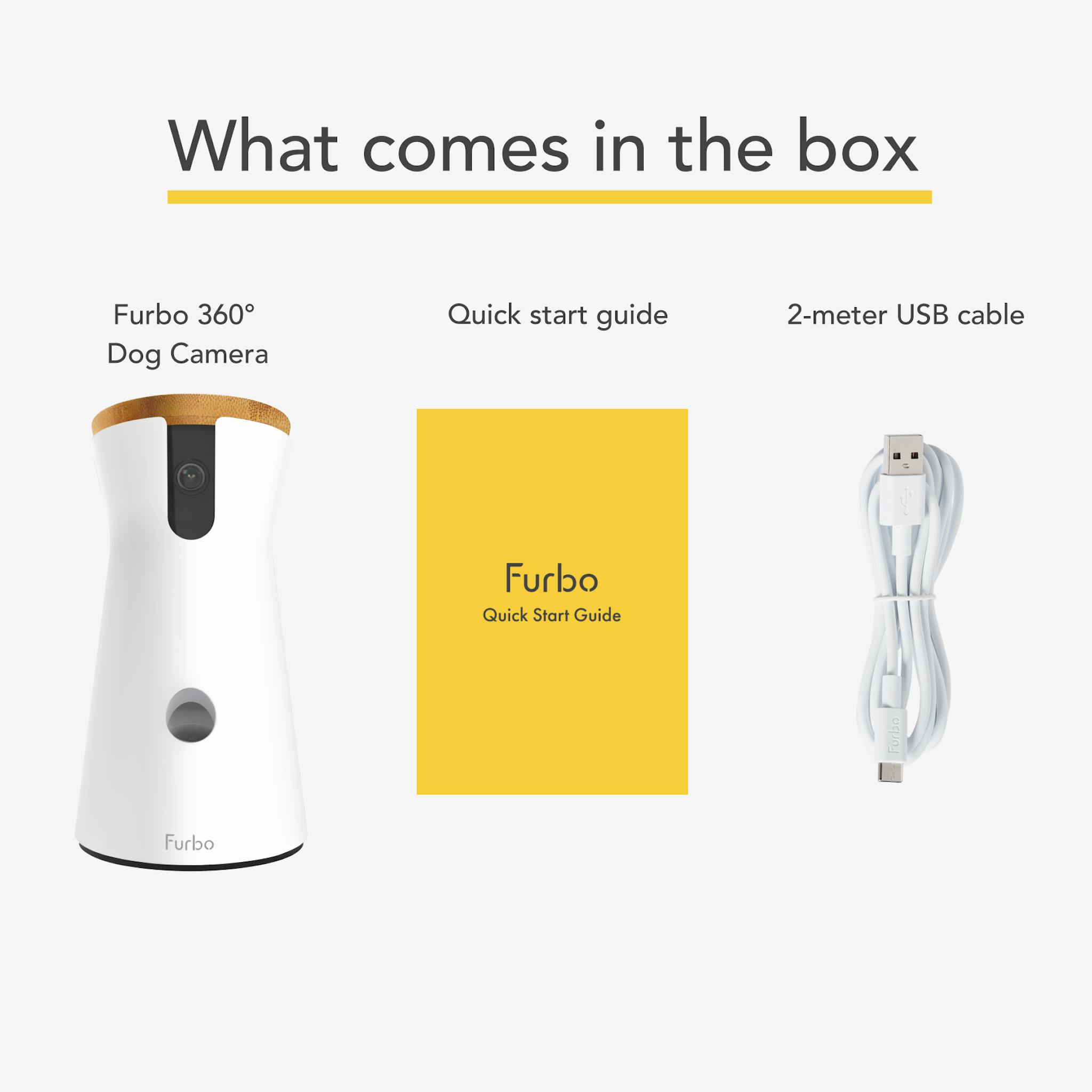 Furbo 360° Dog Camera｜Treat Tossing Pet Camera with HD