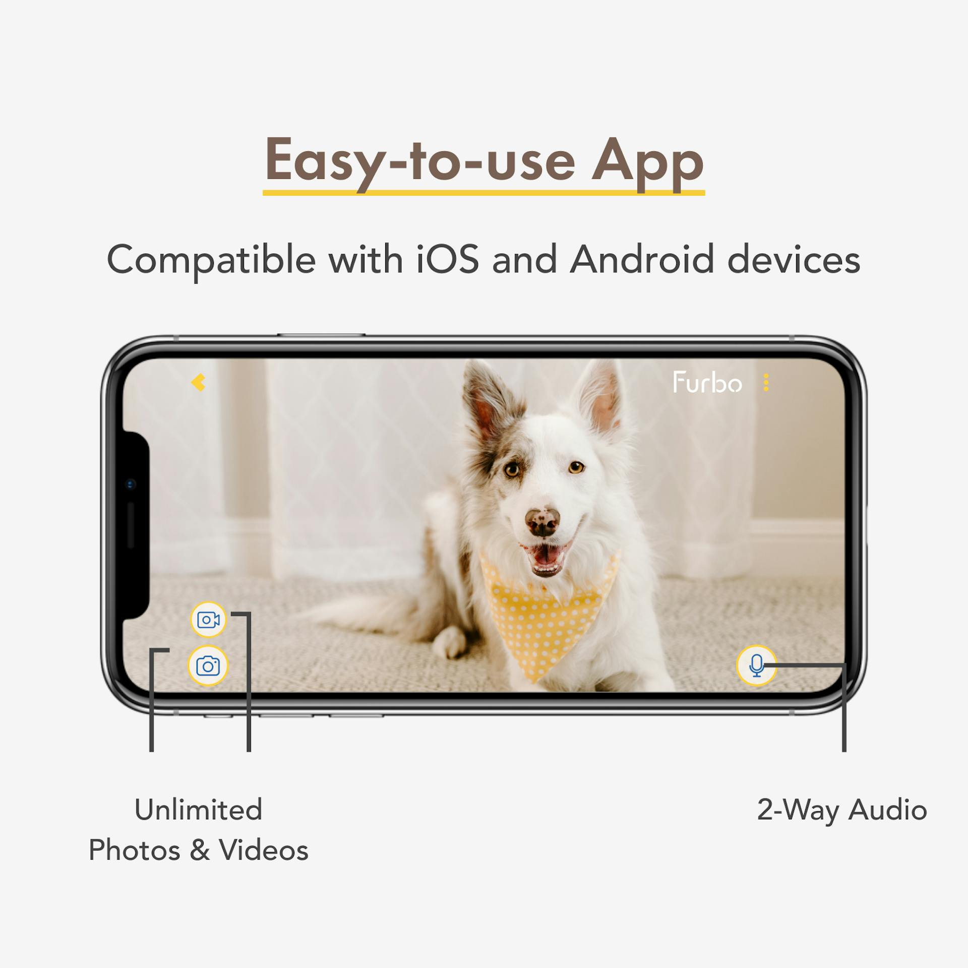 Furbo Mini｜Compact smart pet camera designed specifically for pets