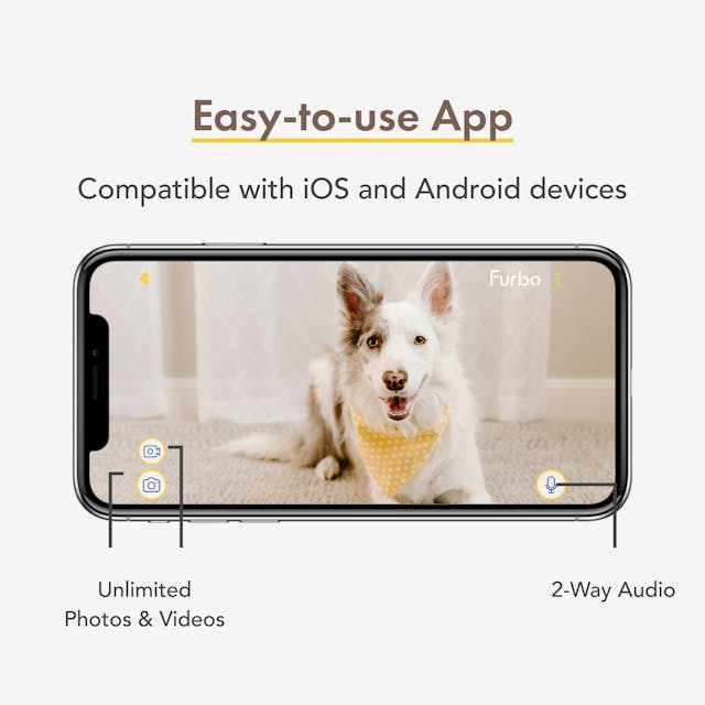 Furbo Mini｜Compact smart pet camera designed specifically for pets