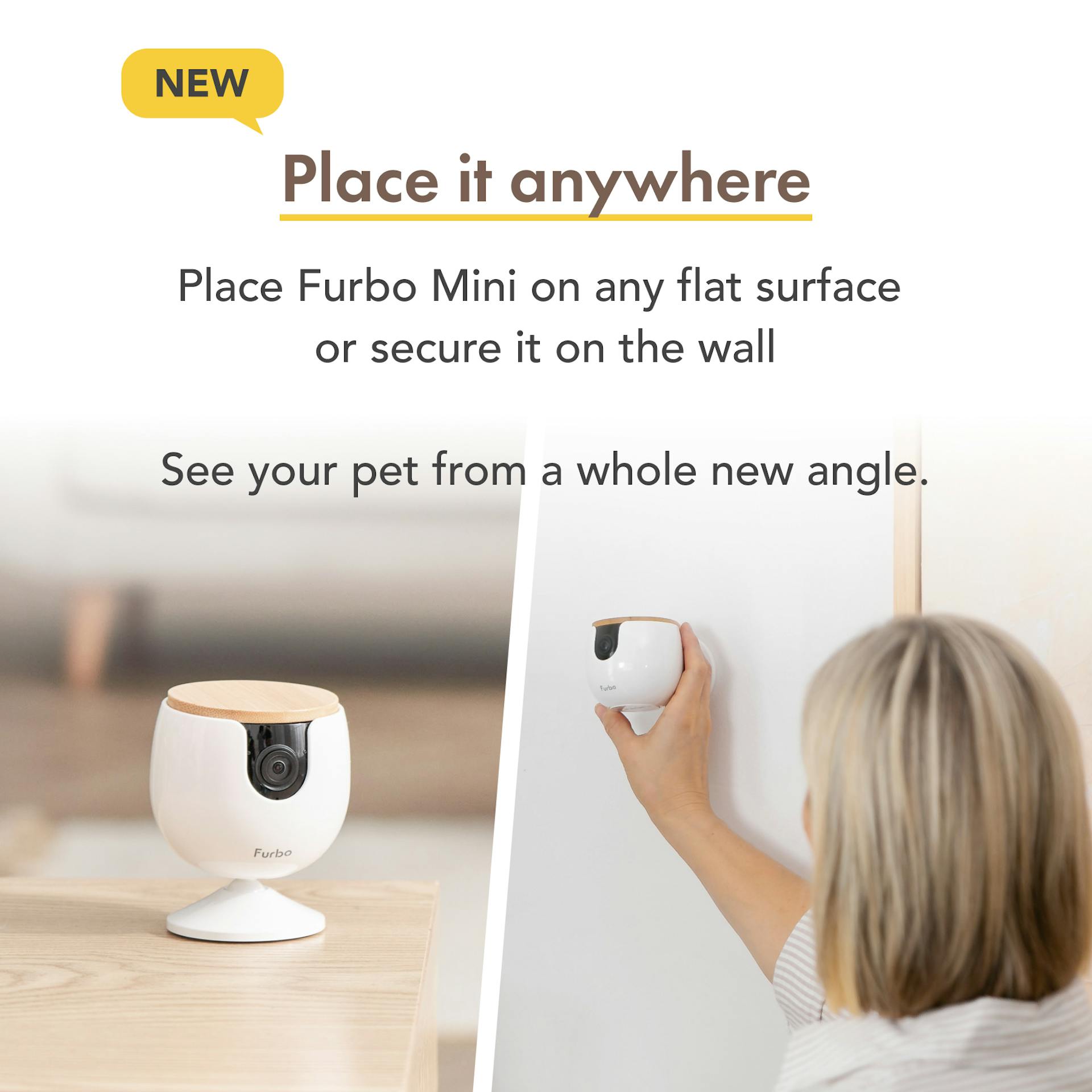 Furbo Mini｜Compact smart pet camera designed specifically for pets