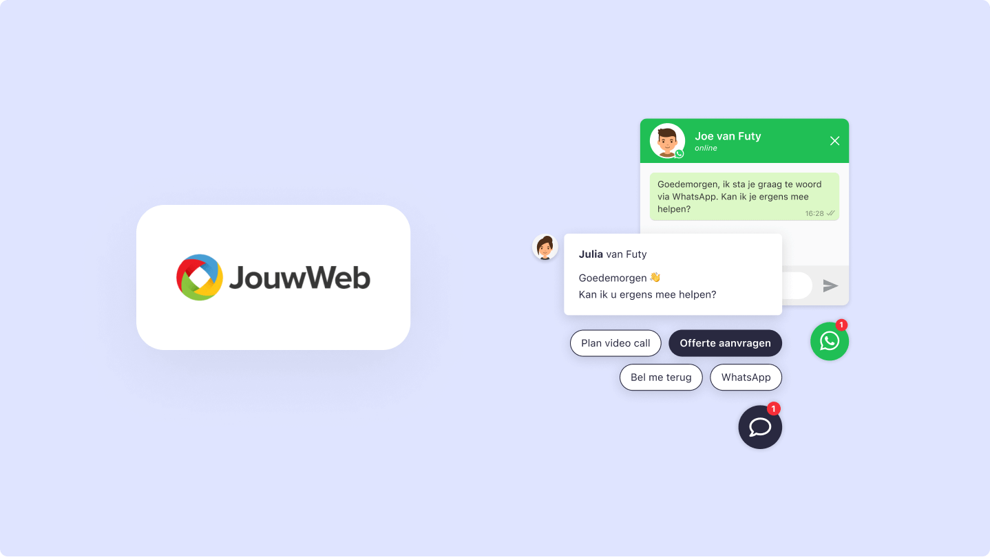 WhatsApp plugin installeren op Jouwweb