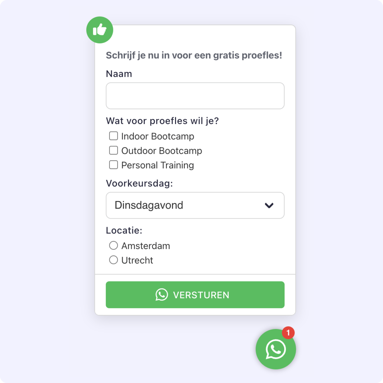 Installeer een WhatsApp formulier op je website: plug & play.