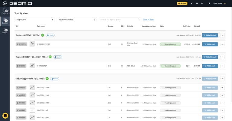 How The Geomiq Platform Is Revolutionizing Manufacturing - Geomiq
