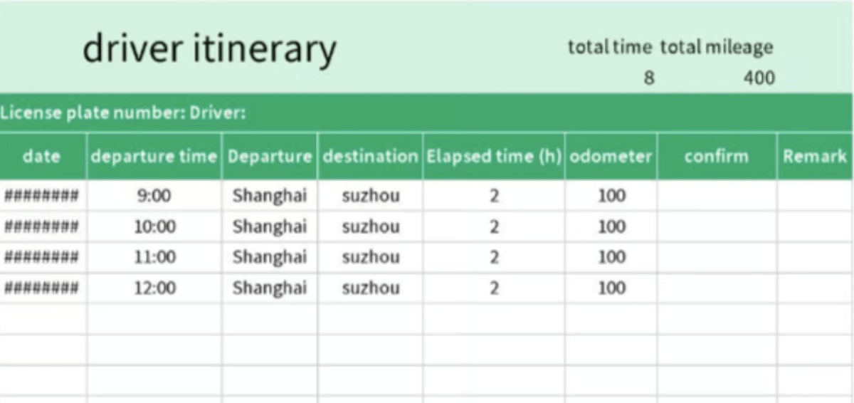 10 Driver Schedule Templates (Examples & Free Downloads)