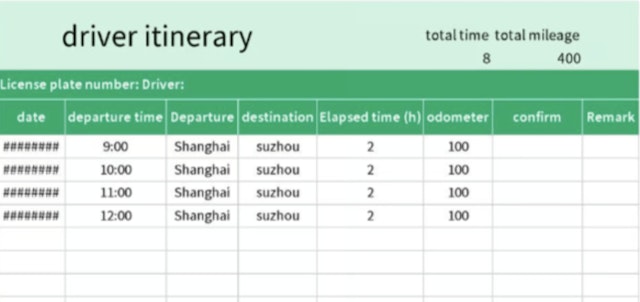 10 Driver Schedule Templates (Examples & Free Downloads)