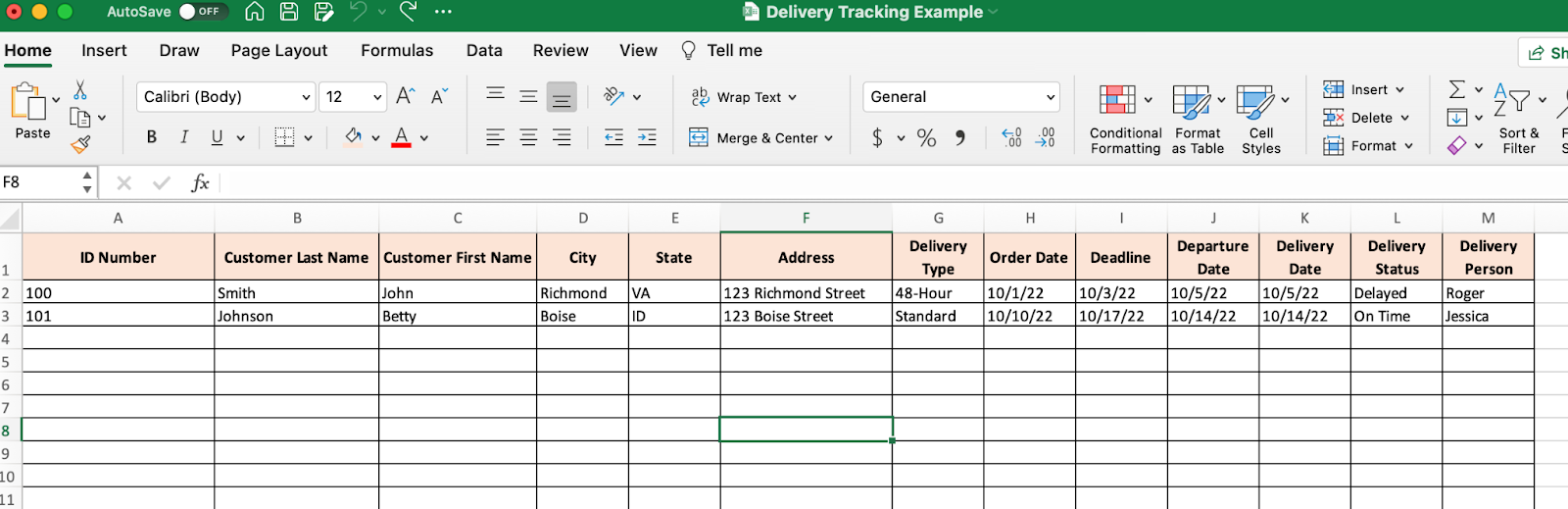 How to Manage Couriers and Delivery Drivers With Excel