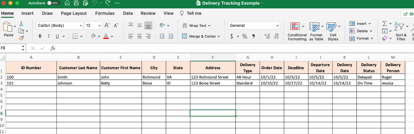 How to Manage Couriers and Delivery Drivers With Excel